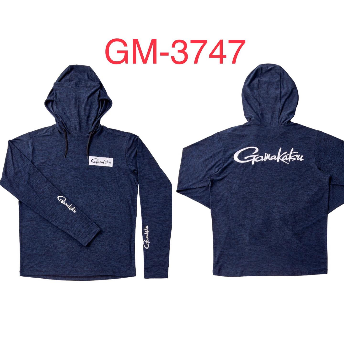 GAMAKATSU ：new GM-3747 防UV 速乾 帶帽 長袖 防曬衫 | 澳门岛野钓具